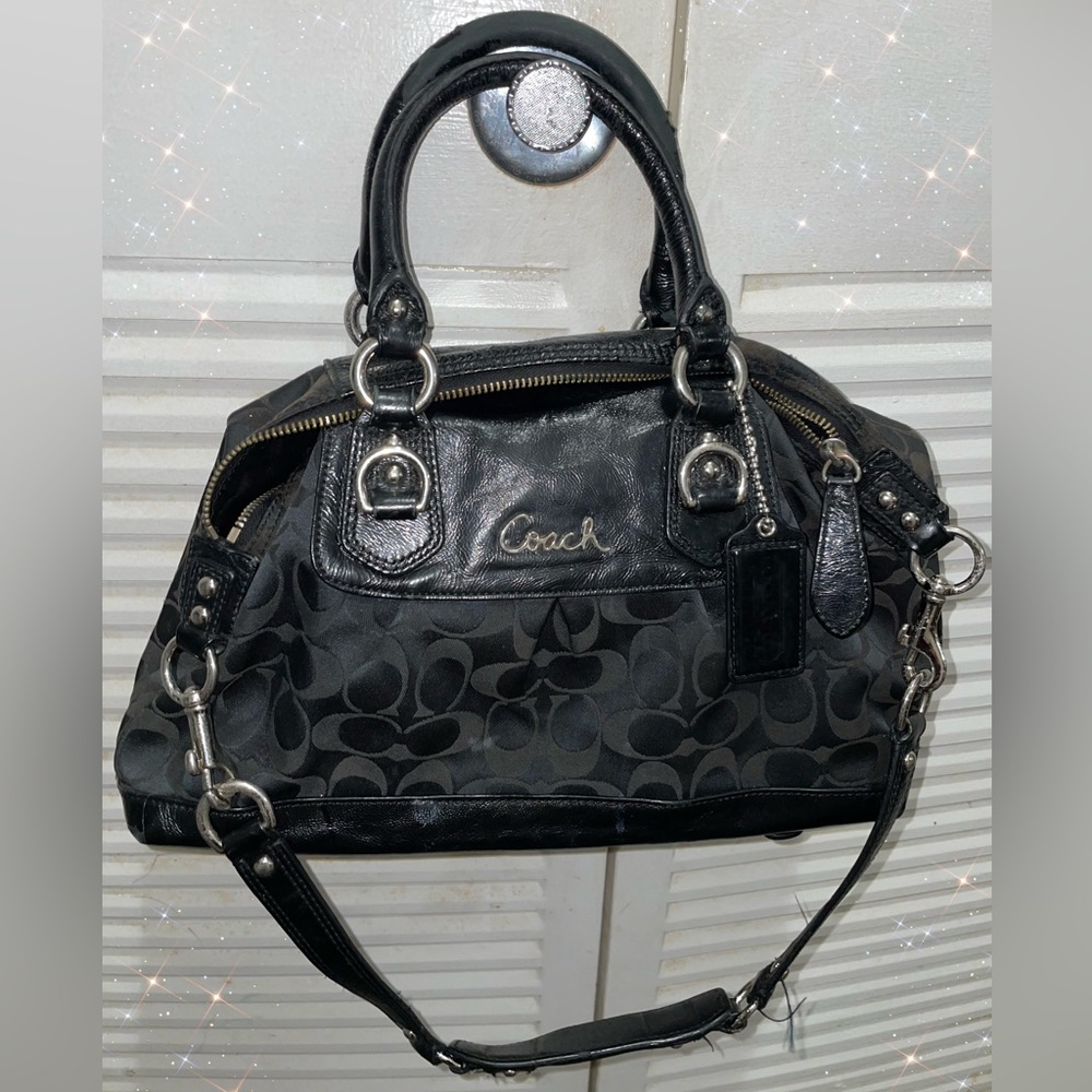 Authentic Coach Ashley Signature Satchel Convertible … - Gem